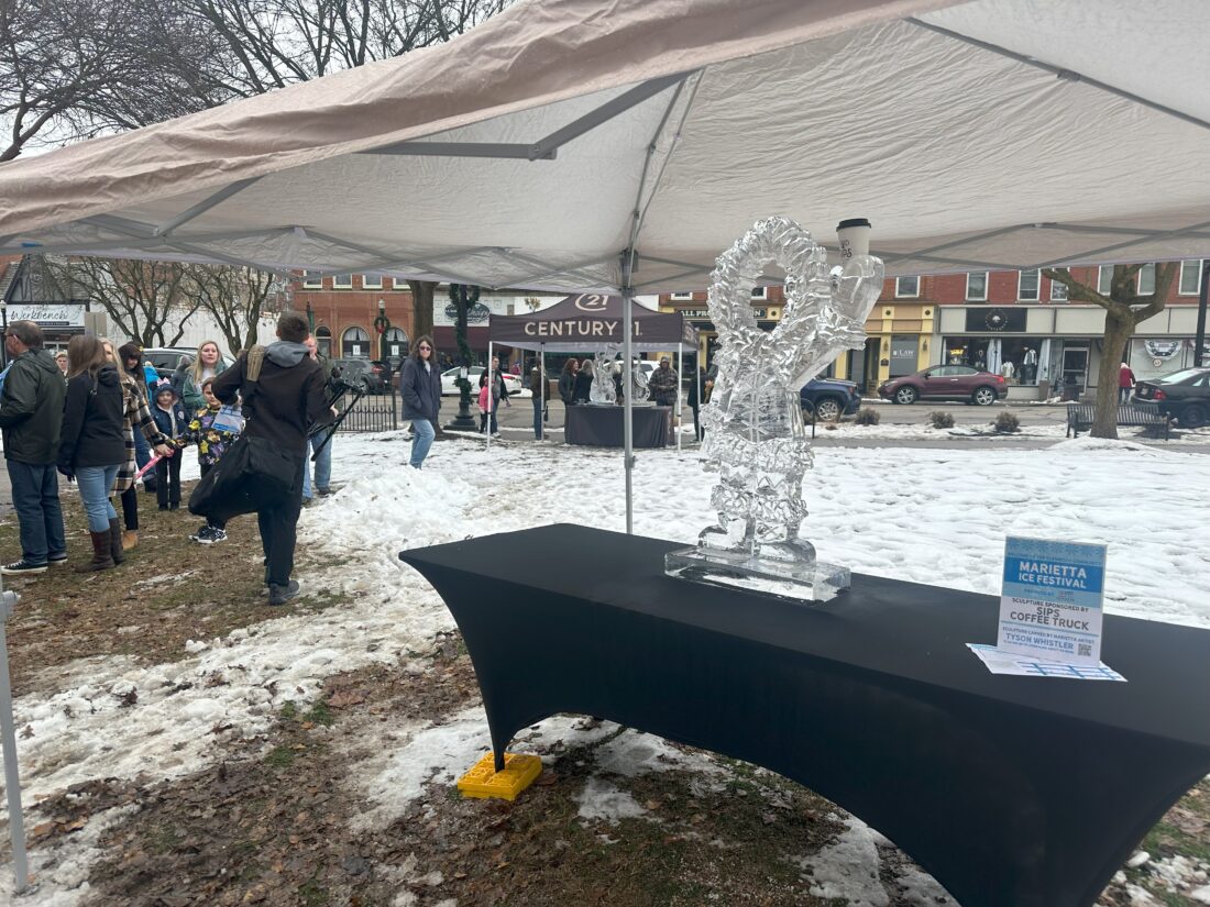 Ice Festival carves out a place in downtown Marietta | News, Sports ...